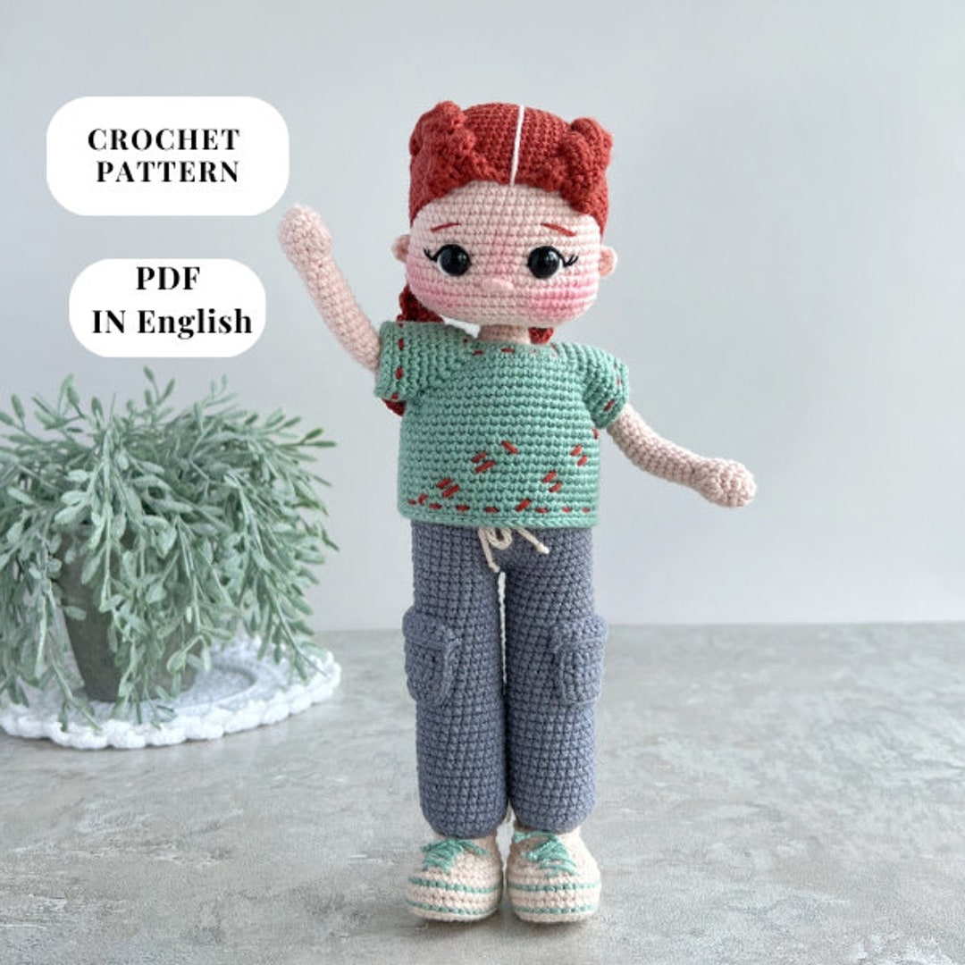 Dancer Doll Crochet Pattern: Amigurumi Hip Hop Girl (PDF) - Etsy
