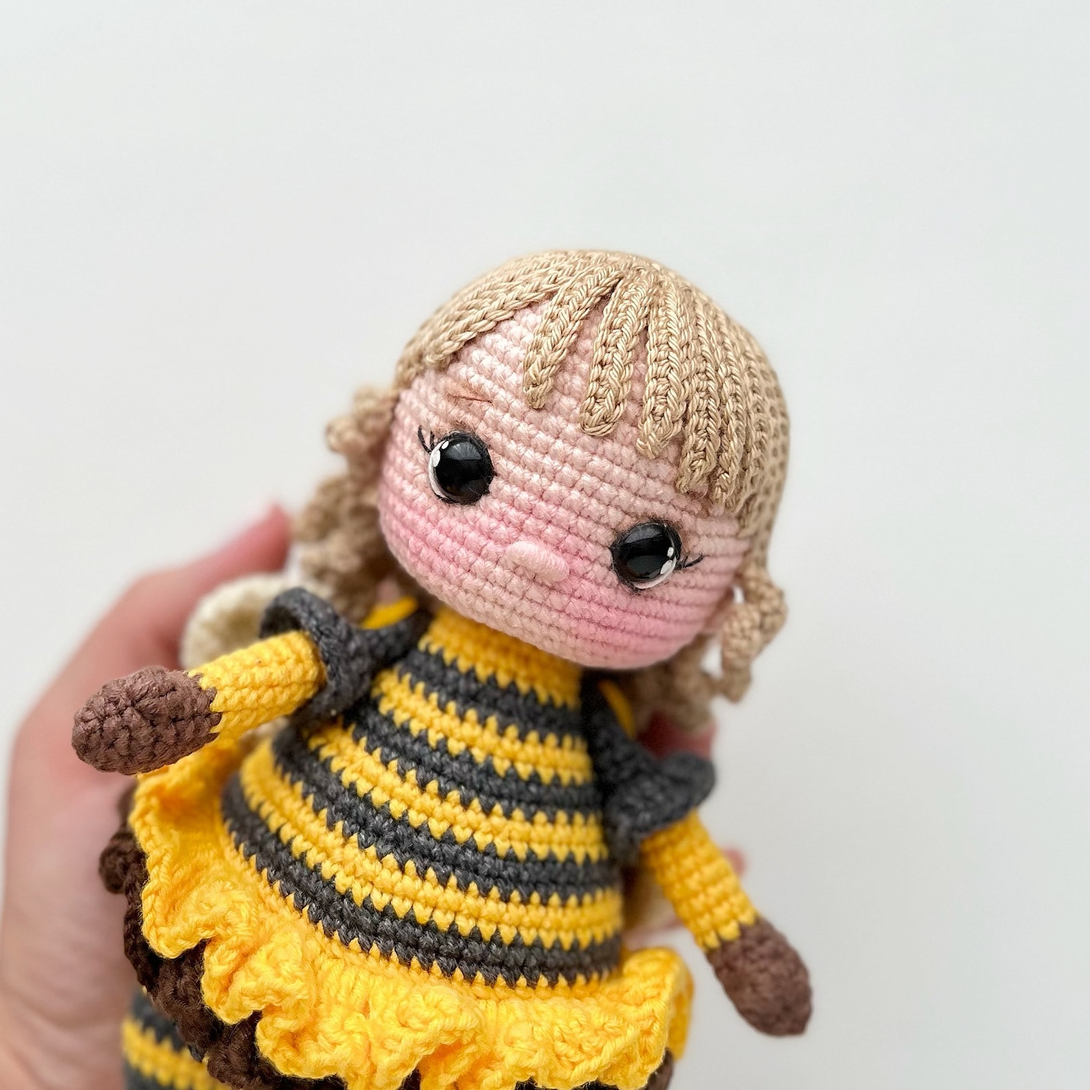 Bee Girl PATTERN PDF in English Crochet Pattern Amigurumi Doll Stuffed ...