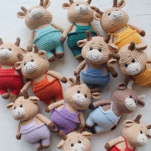 Crochet Amigurumi Pattern Little Bull PDF ENGLISH Pattern Crochet Bull ...