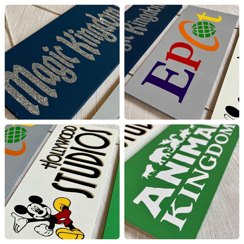 Disney Decorative Park Signs - Etsy