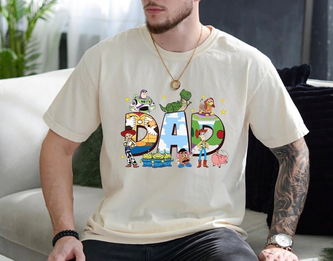 Dad Disney Toy Story Characters Shirt, Disneyland Dad Shirt, Father's ...