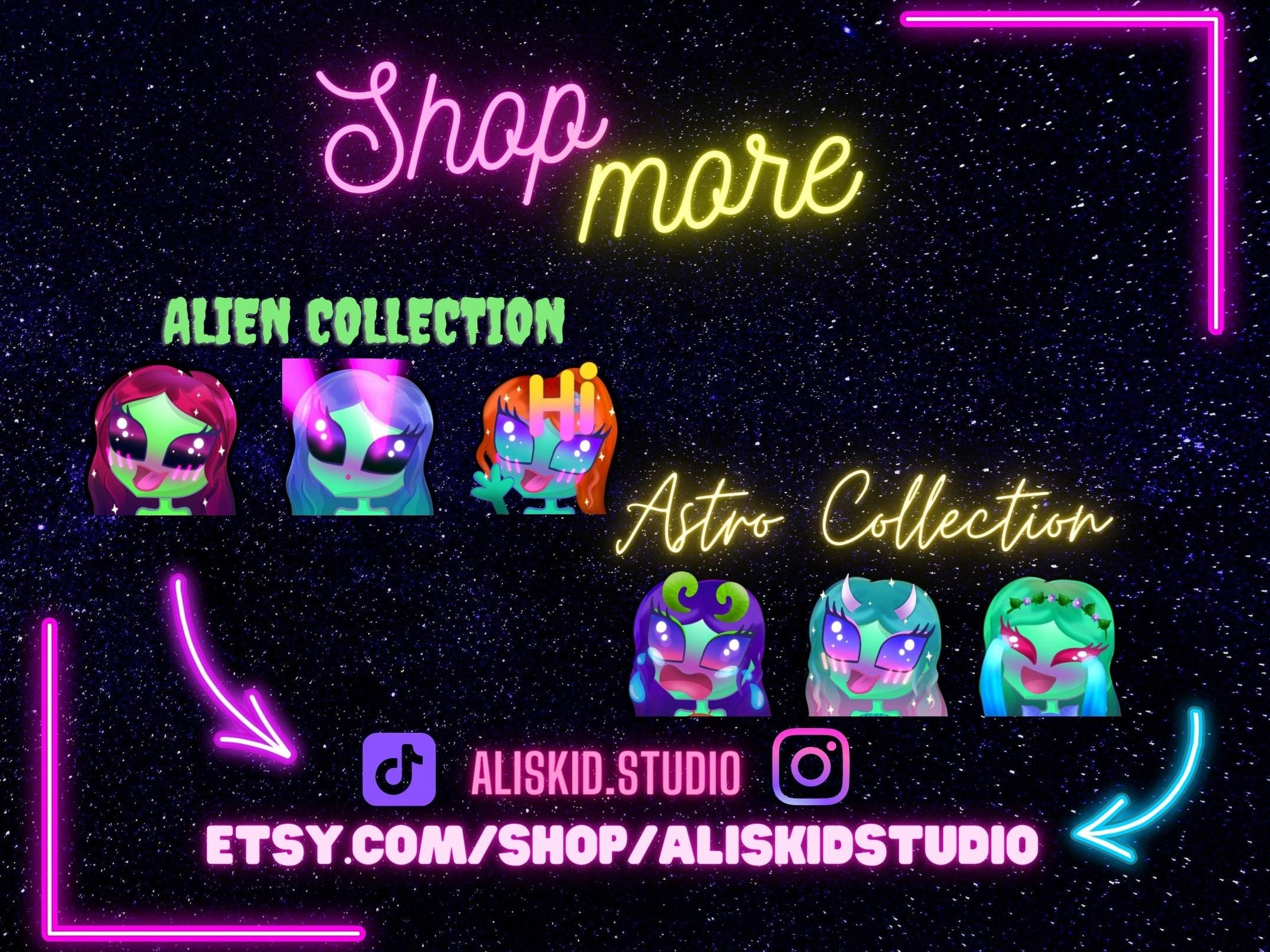 Emotes LIBRA Astro Zodiac Alien Pack Twitch Stream Discord Youtube ...