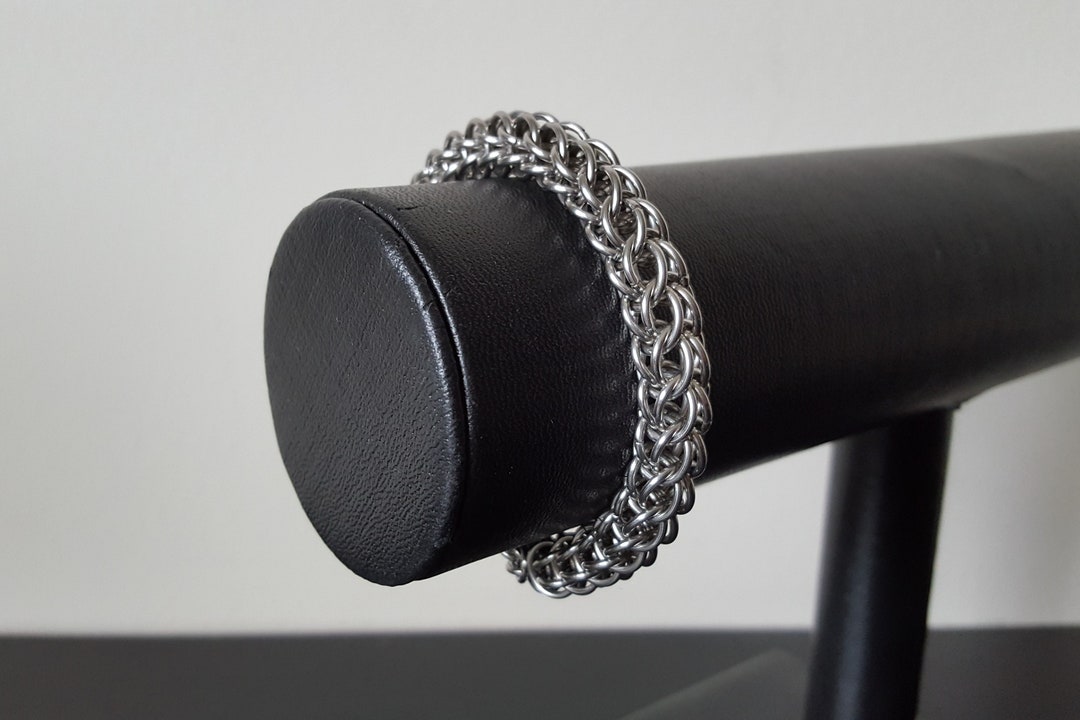 Stainless Steel Full-persian Chainmail Bracelet - Etsy
