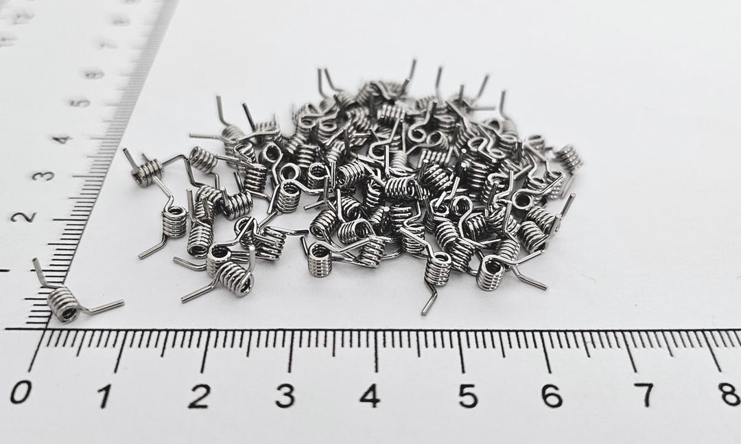 3.5mm Stainless Steel Mini Barbed Wire Beads • Gothic Micro Barbs • 1 ...