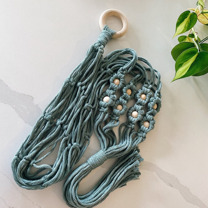 Macrame Pot Holder - Etsy