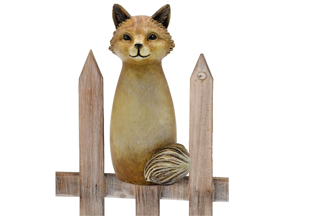 Fence Figure Fox Fence Stool Fence Decoration Autumn Decoration Frost ...