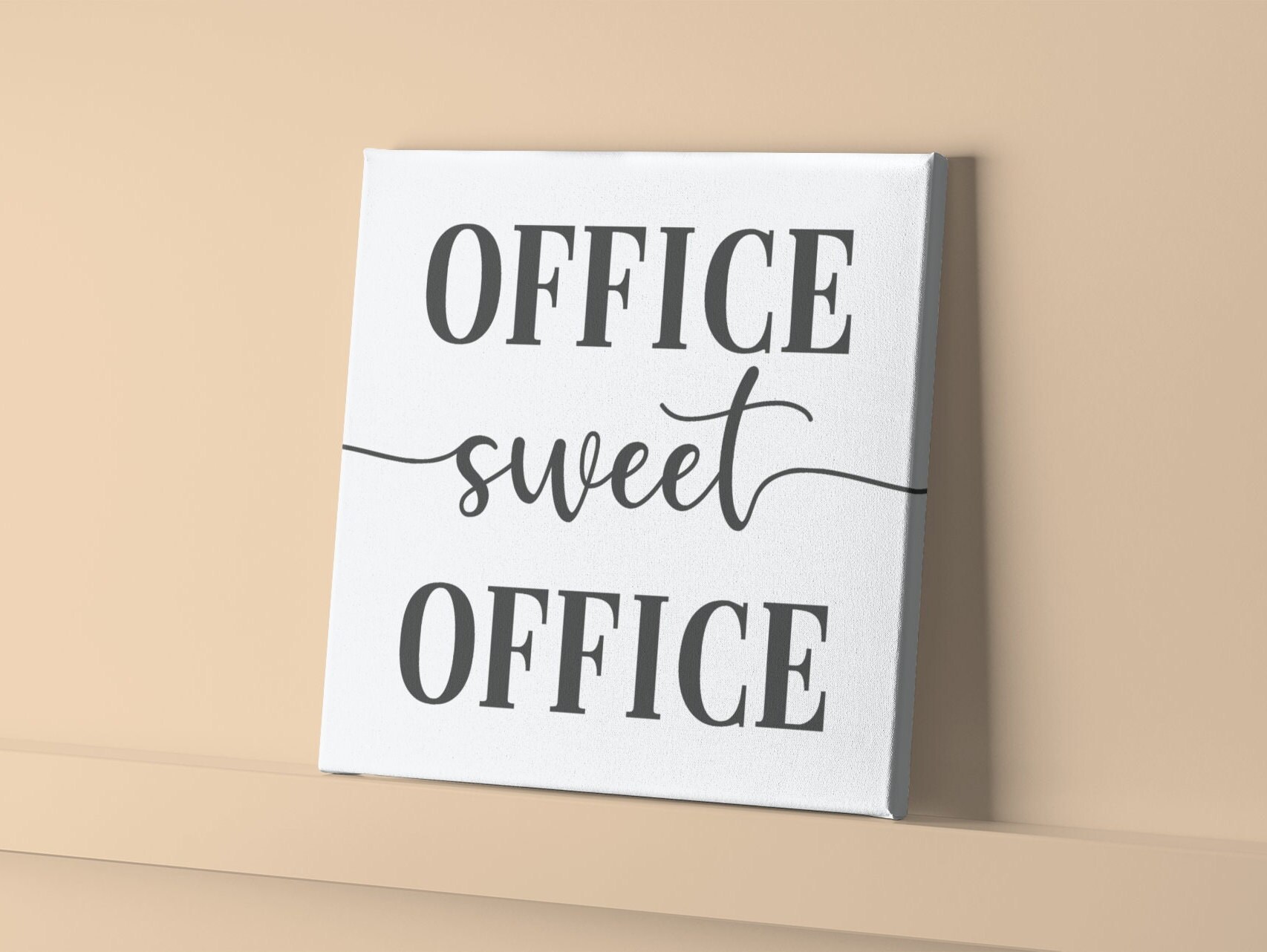 Office Sweet Office Wall Art Printable | Office Sign Decor | Boss ...