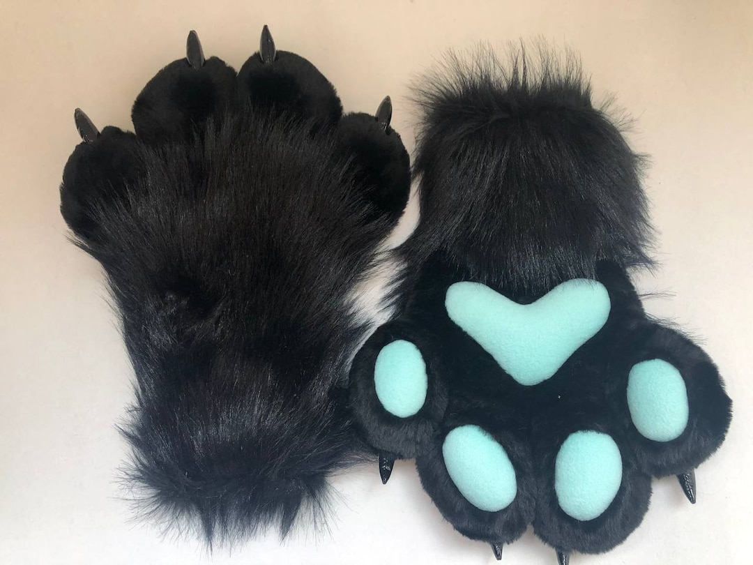 Black Mint Fur Paws With Claws Fursuit Hand Paws Cat Paws Etsy black-mint-fur-paws-with-claws-fursuit-hand-paws-cat-paws-etsy