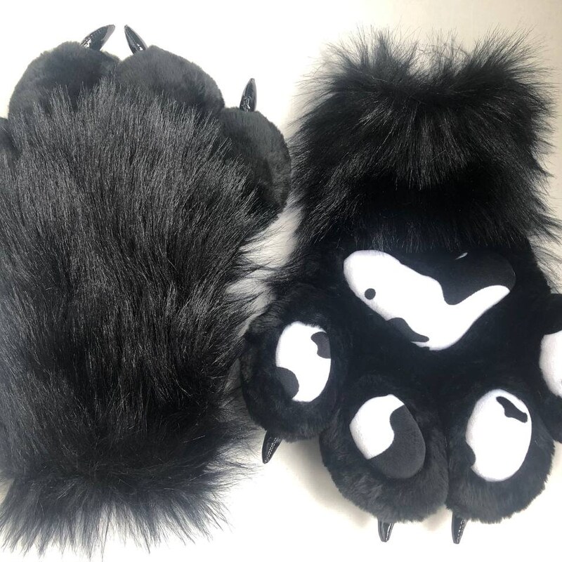 Black Fursuit Paws - Etsy