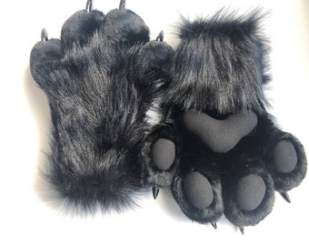 Furry Hand Paws - Etsy