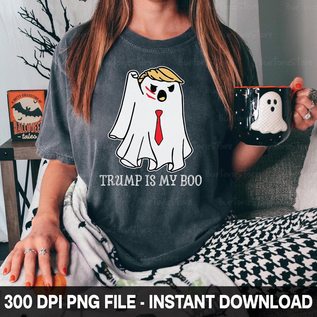 Halloween Trump Png, Trump is My Boo Png, Trump Hair Funny Png, Trump ...