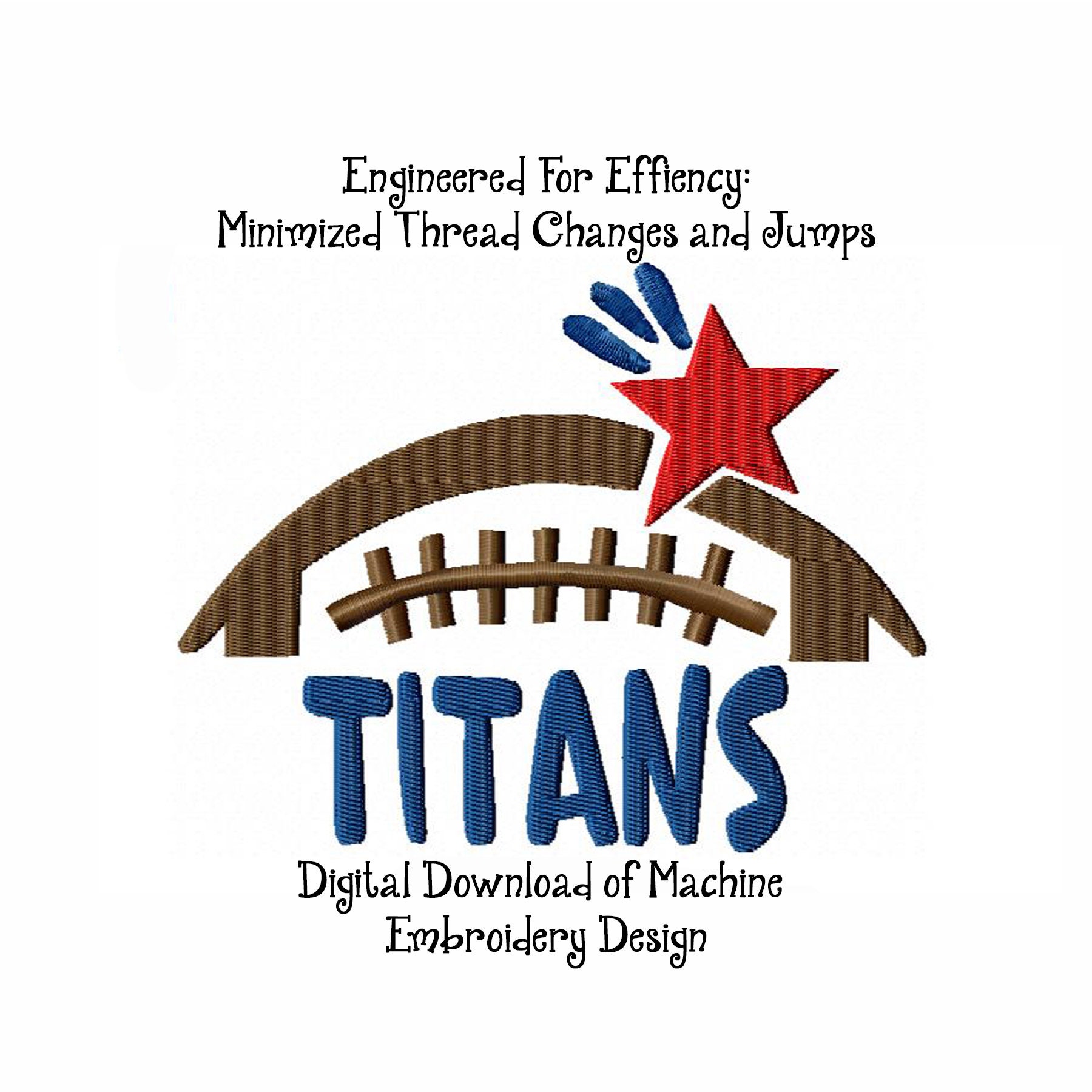 Team Logo Machine Embroidery Designs