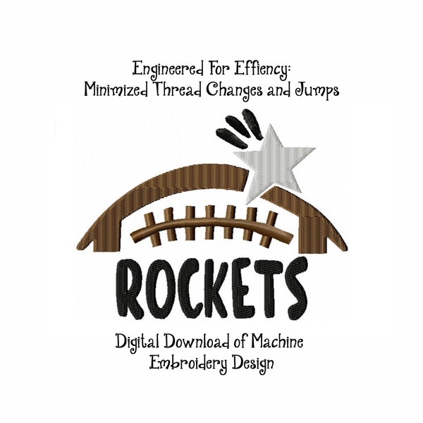 Rockets Embroidery - Etsy