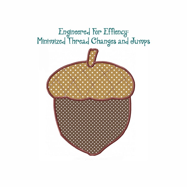 Acorn Applique - Etsy