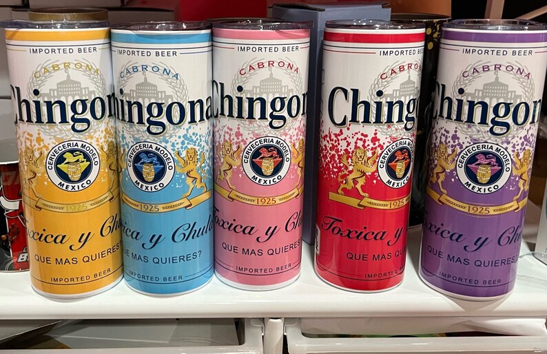 Chingona Tumblers 20oz Chingona Vaso Termo Personalizado De 20 Oz ...