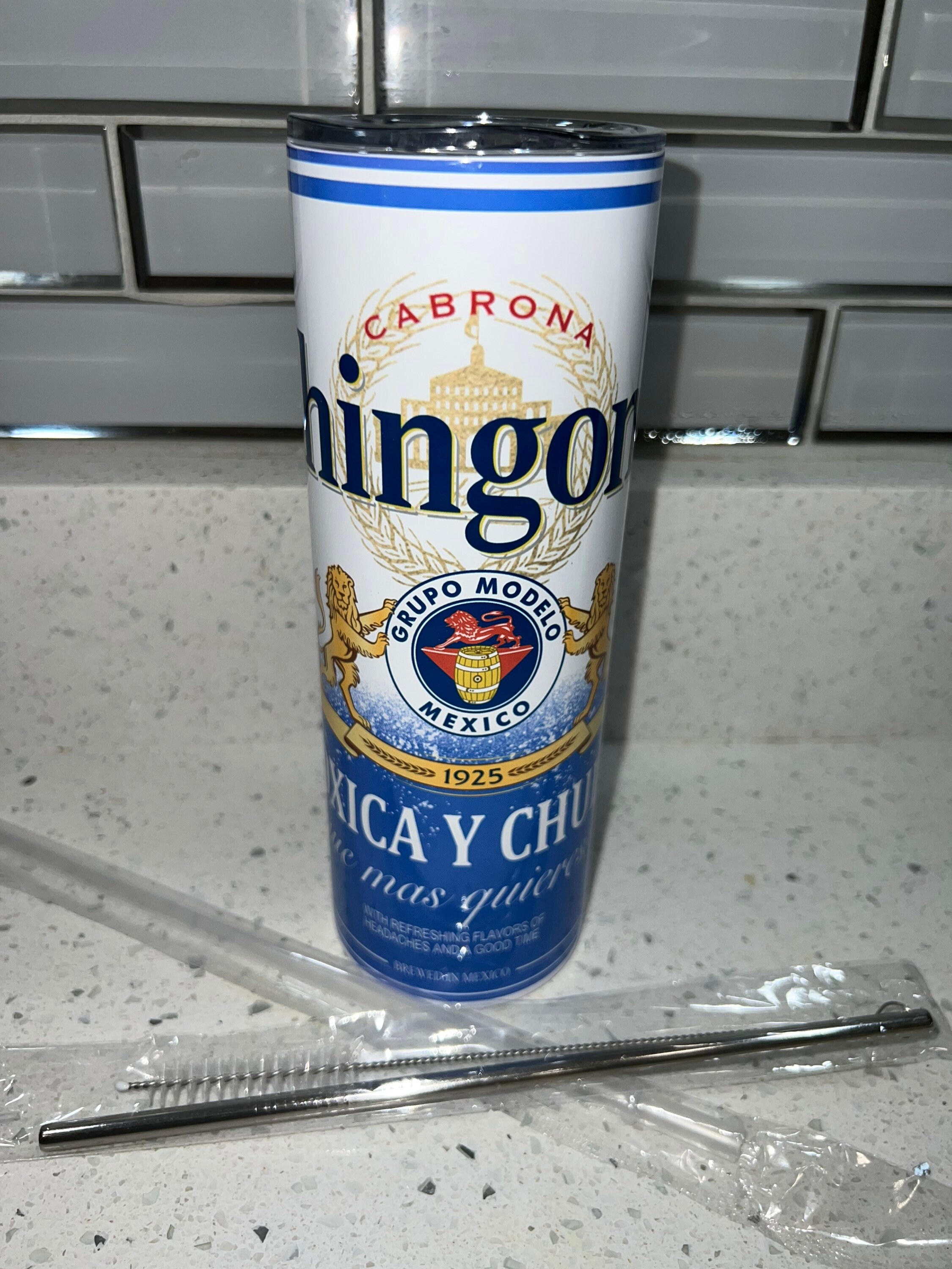 Chingona Tumblers 20oz Chingona Vaso Termo Personalizado De 20 Oz ...