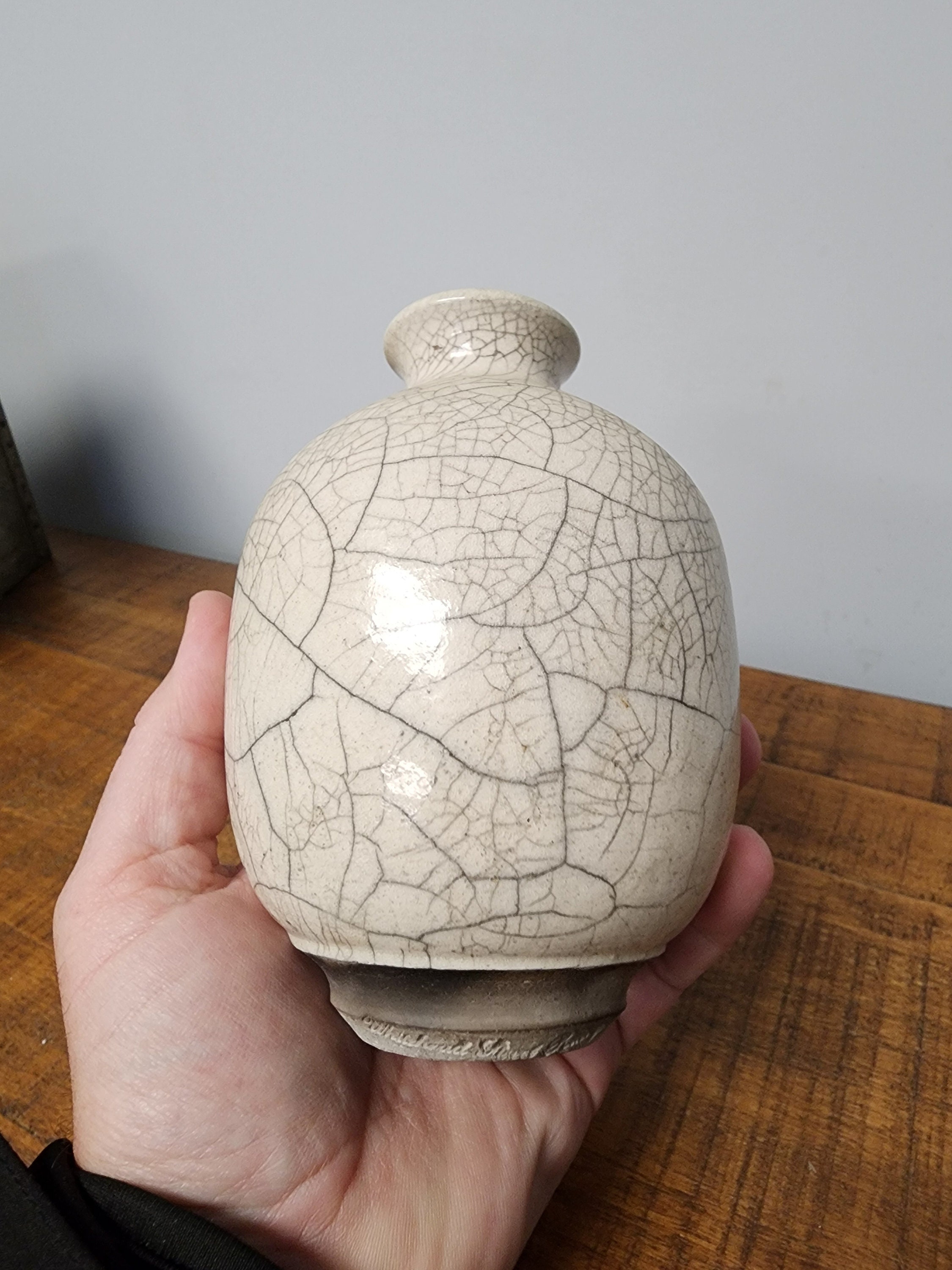 Whitehead Street Pottery Raku Fired Vase - Etsy