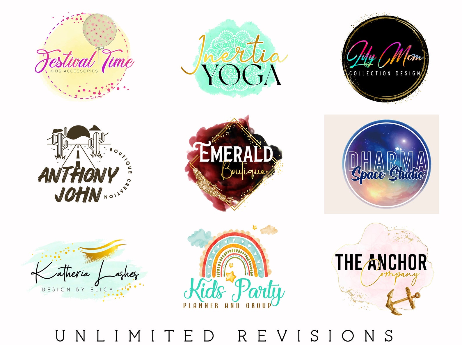Custom Business Logo Design for Brand, Logo Design, Event Logo Design ...
