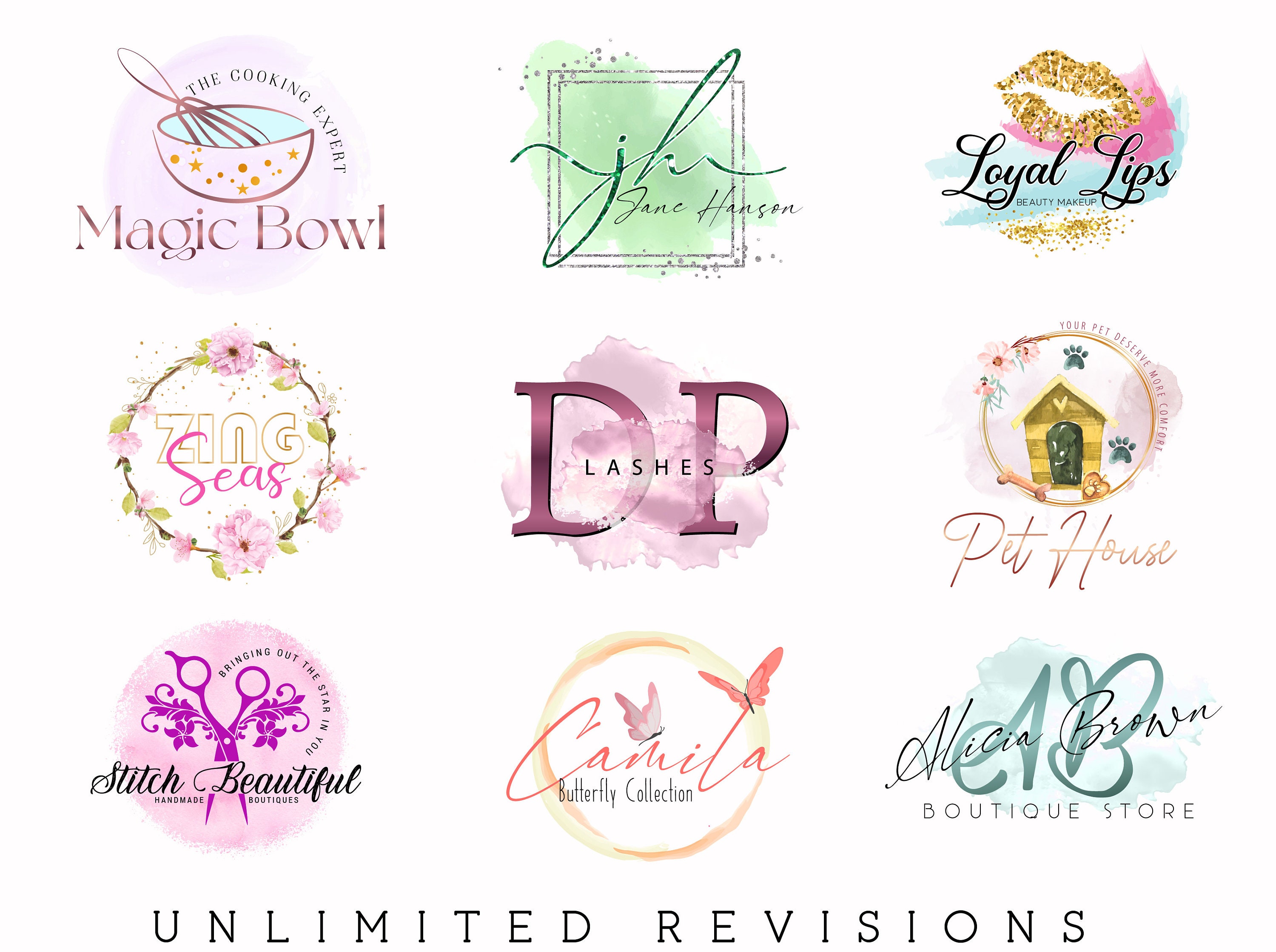 We Will Create a Custom Logo for Your Business Custom Logo | Etsy