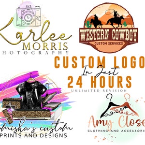 Custom Logo and Branding, Sweet Treat Logo, Personalized Business Logo ...