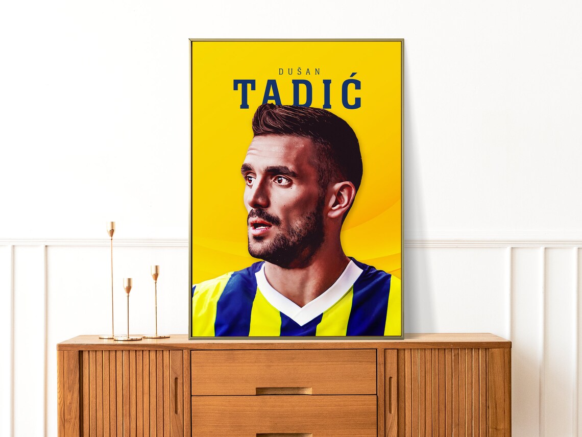 Dusan Tadic Poster Dusan Tadic Wallpaper Tadic on Fire - Etsy