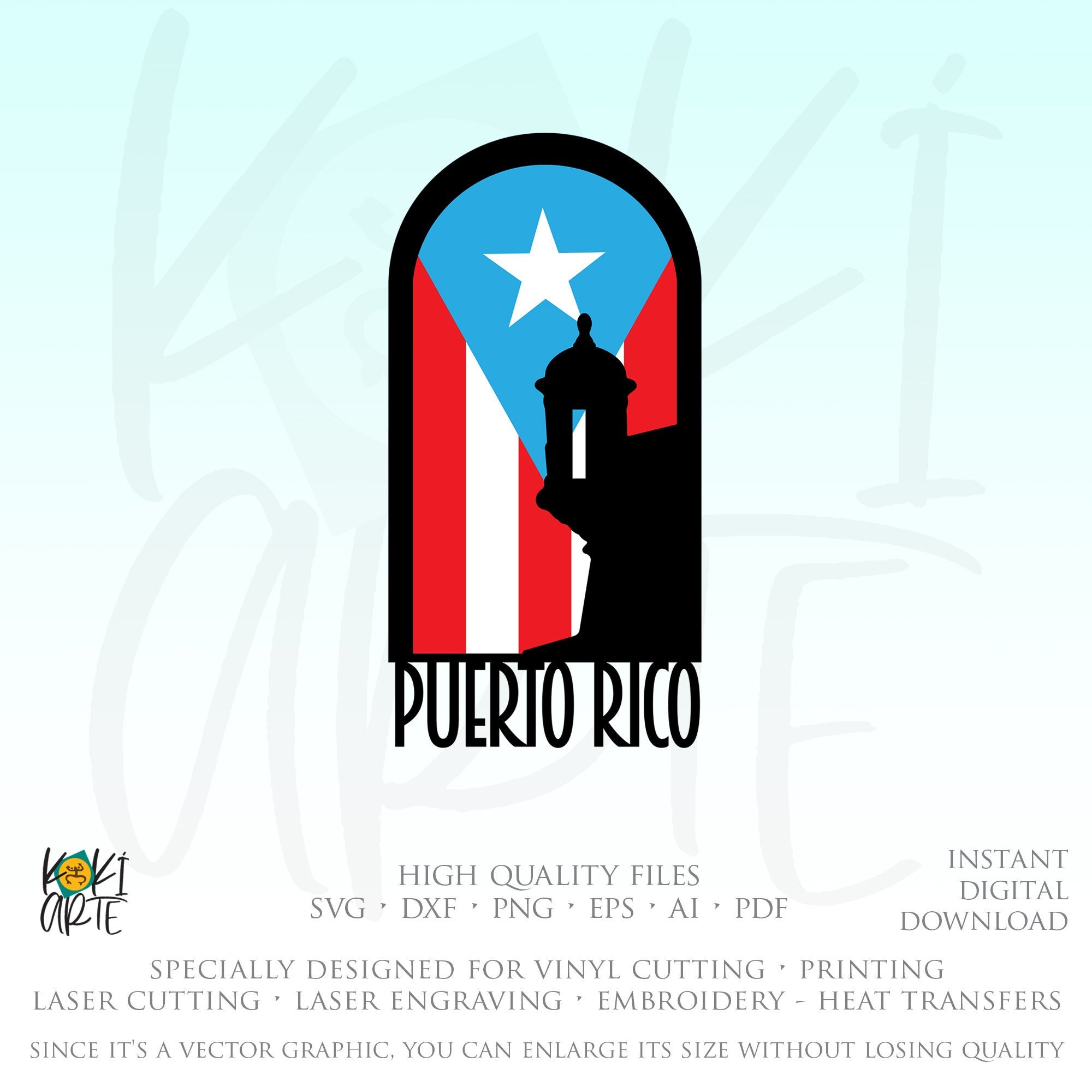 Puerto Rico Garita Morro Arc, High Quality Files, Svg, Png, Ai, Eps ...