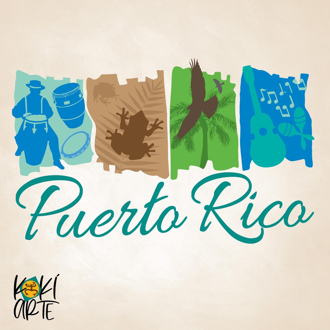 Boricua Pride Icons, High Quality Files for Vinyl Cutting, Sublimation ...