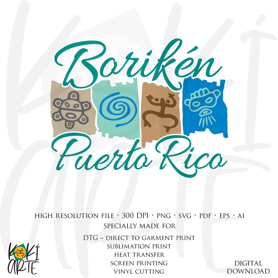 Boriken Taino Boriken Taino Pride Icons Clipart Vinyl - Etsy Australia