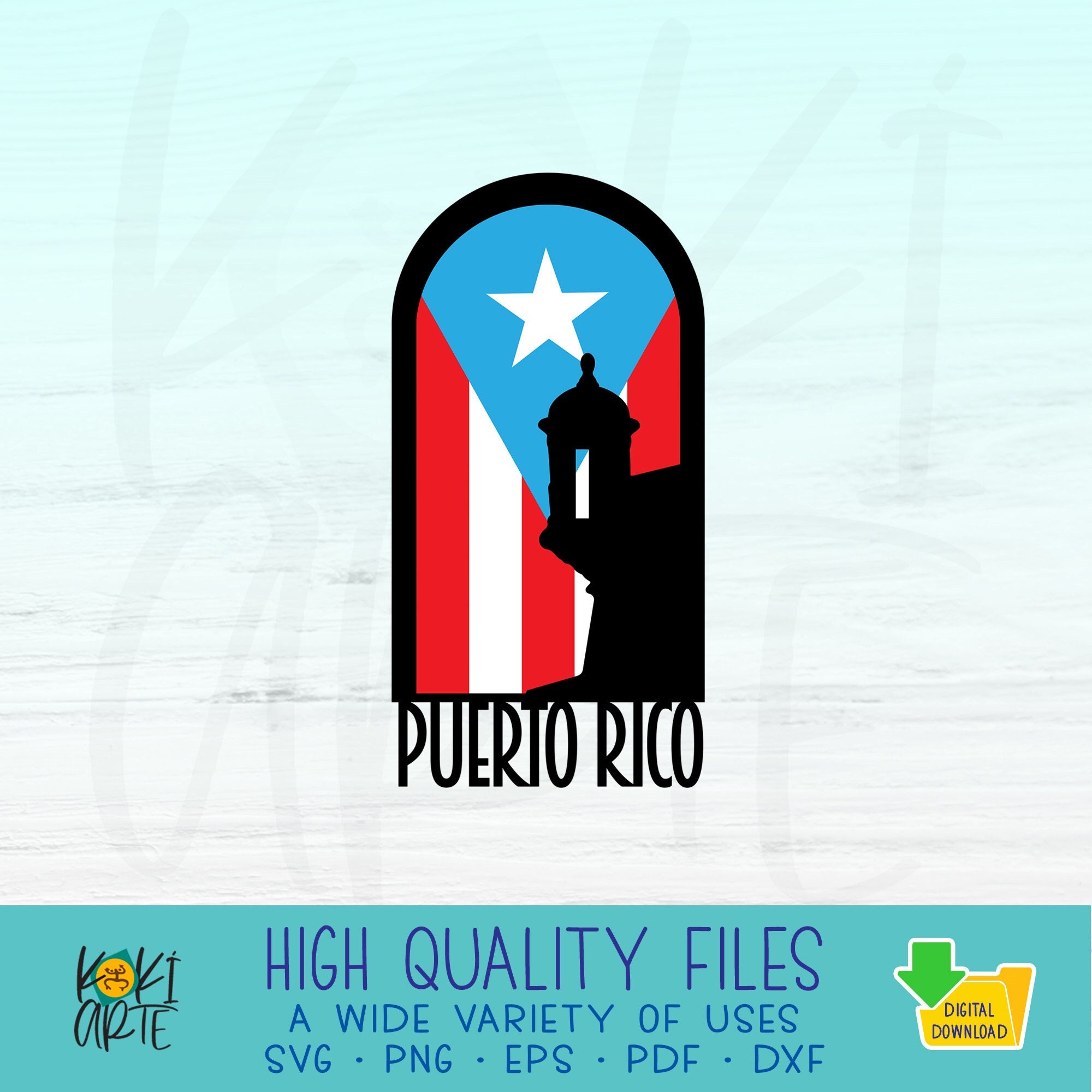 Puerto Rico Garita Morro Arc High Quality Digital Download File for ...