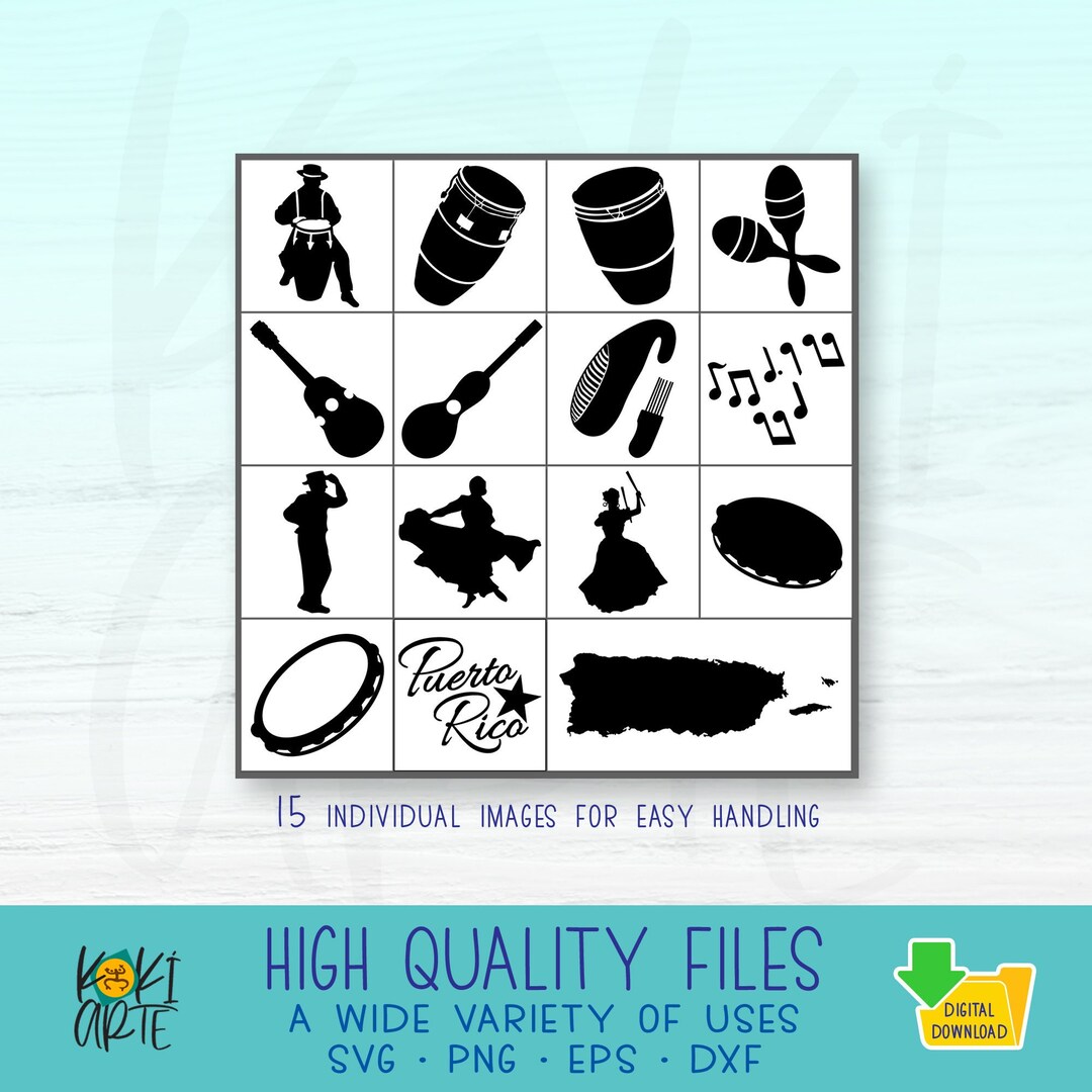 Puerto Rico Bomba Y Plena High Quality Digital Download File for ...