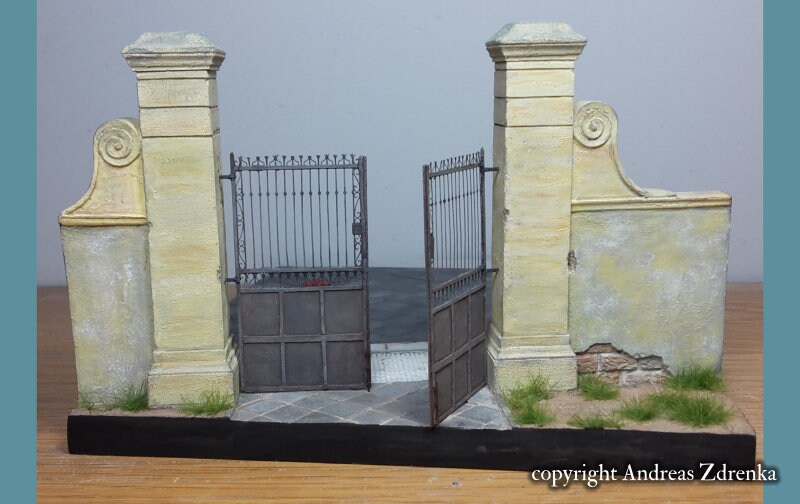 Metal Fence Set B Gate 1:35 Scale Photo-etch Sheet Unpainted and ...