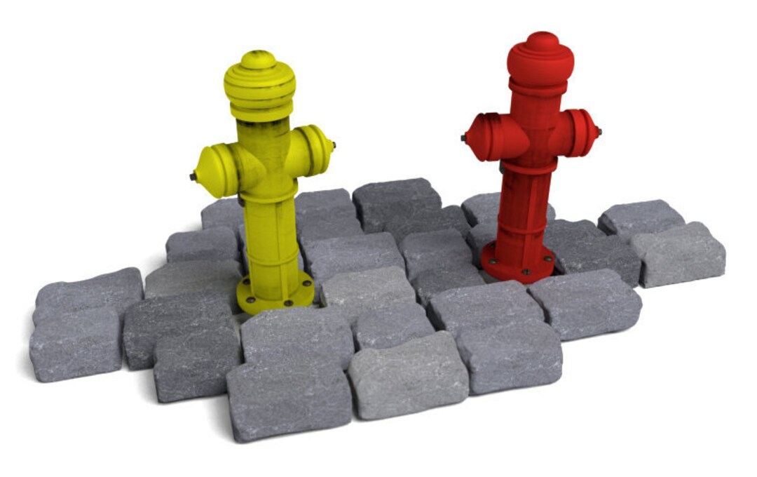 Fire Hydrants - 1:35 Scale - Unpainted - 3D Printed in Hi-res UV ...