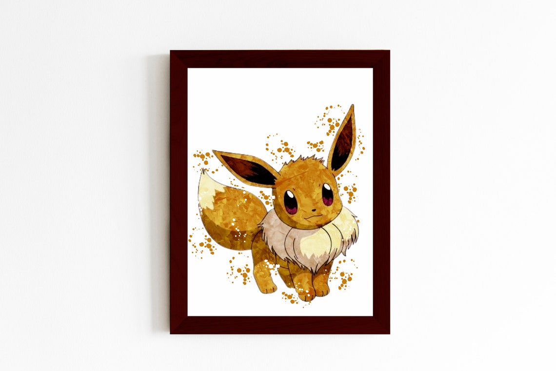 Pokemon Watercolor Digital Prints Printable Illustration - Etsy