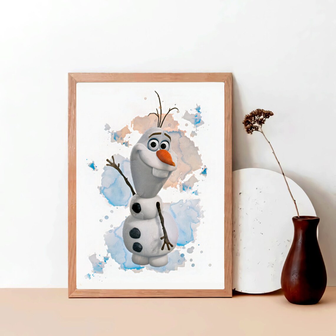 Frozen Inspired Wall Art Disney Princess Poster Digital - Etsy