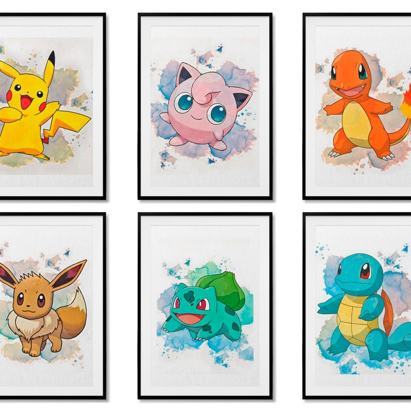 Pokemons Wall Poster - Etsy