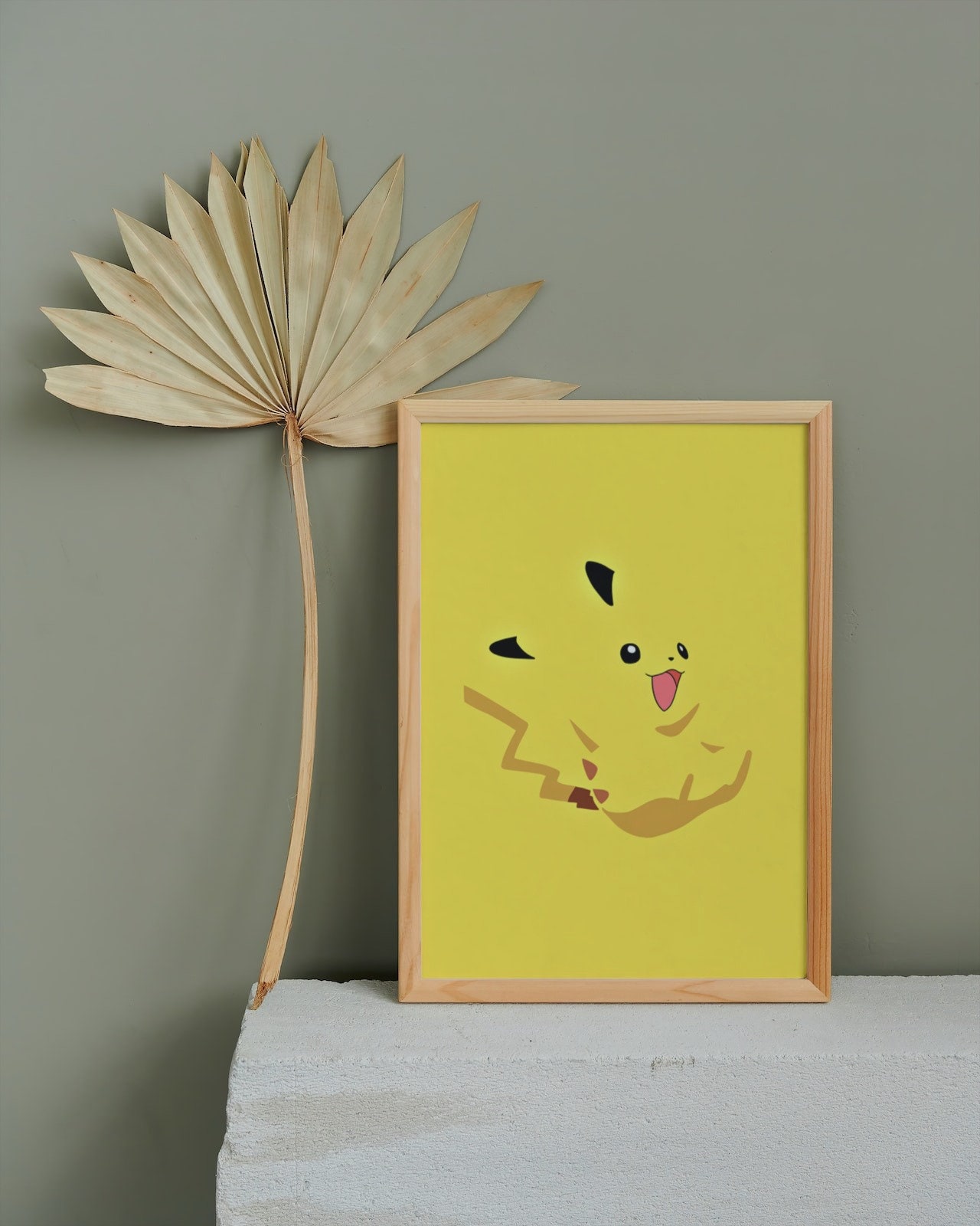 Pikachu Printable Minimalist Pikachu Poster, Birthday and Baby Shower ...