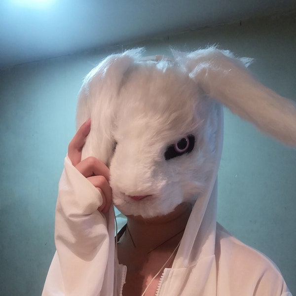Rabbit Mask - Etsy