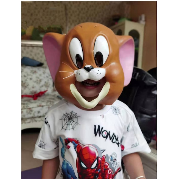 Tom Jerry Child Mask - Etsy UK