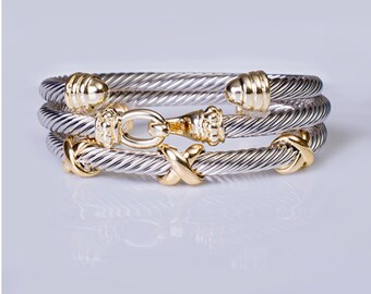 Cable Bracelet - Etsy