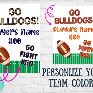 Football Locker Room Sign, Hotel Football Traveling Team Sign, Game Day ...