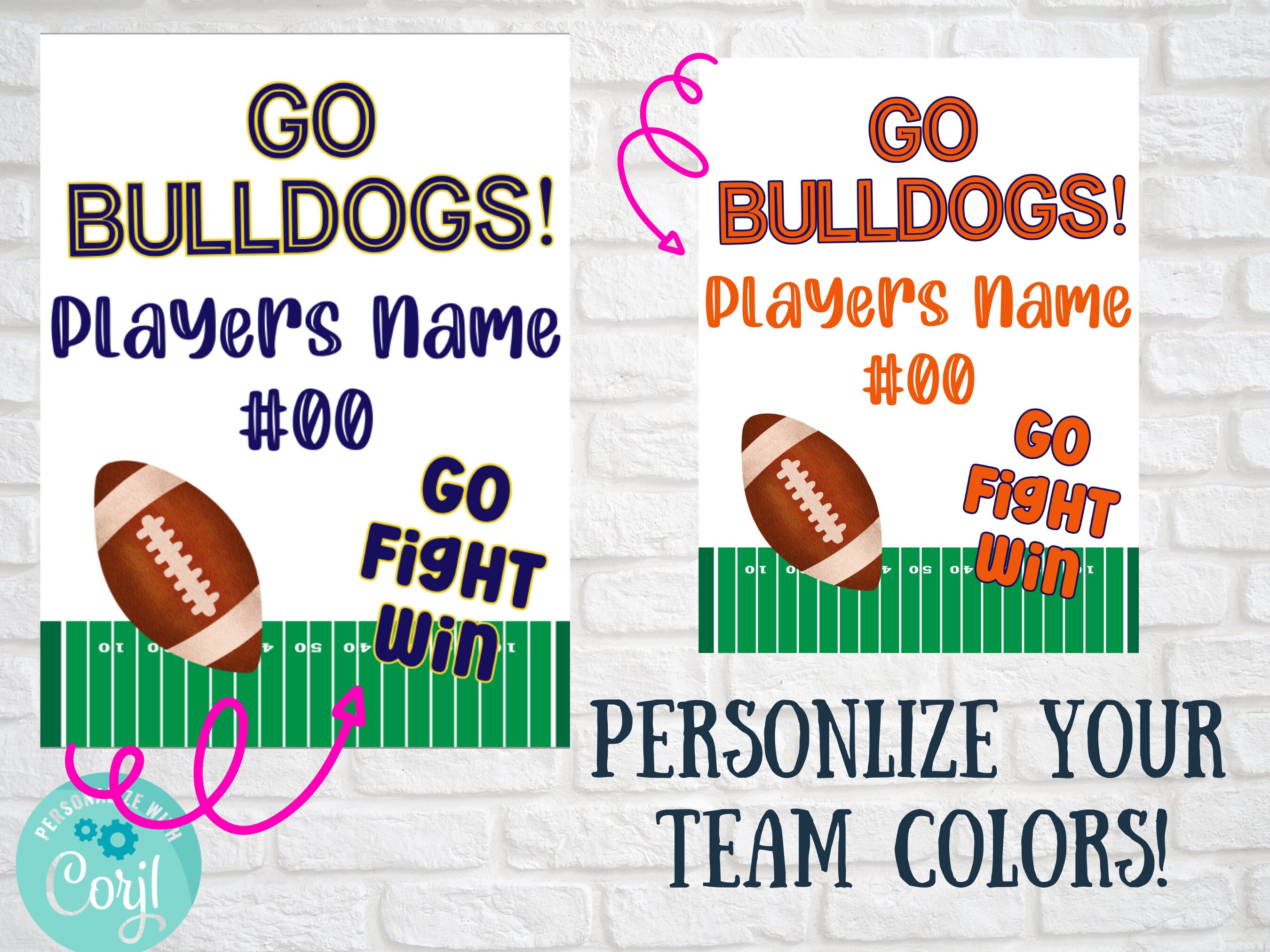 Football Locker Room Sign, Hotel Football Traveling Team Sign, Game Day ...