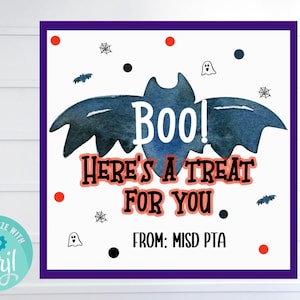 Editable Halloween Favor Tags Boo Gift Tags Costume Party Trick or ...