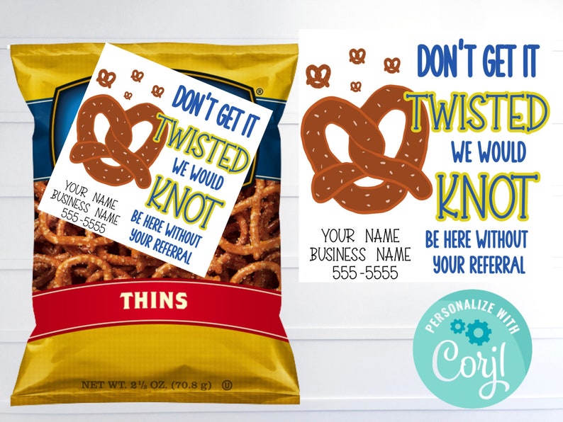 Editable-we Would Knot Be Here Relator Pop by Referral Gift - Etsy