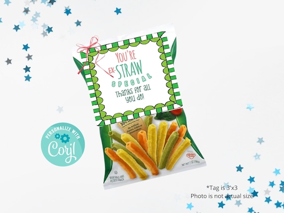 Business Referral Gift-veggie Straw Extra Thankful for You - Etsy
