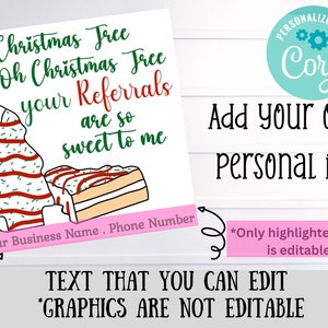 Editable Printable Little Debbie Christmas Tree (Download Now) - Etsy