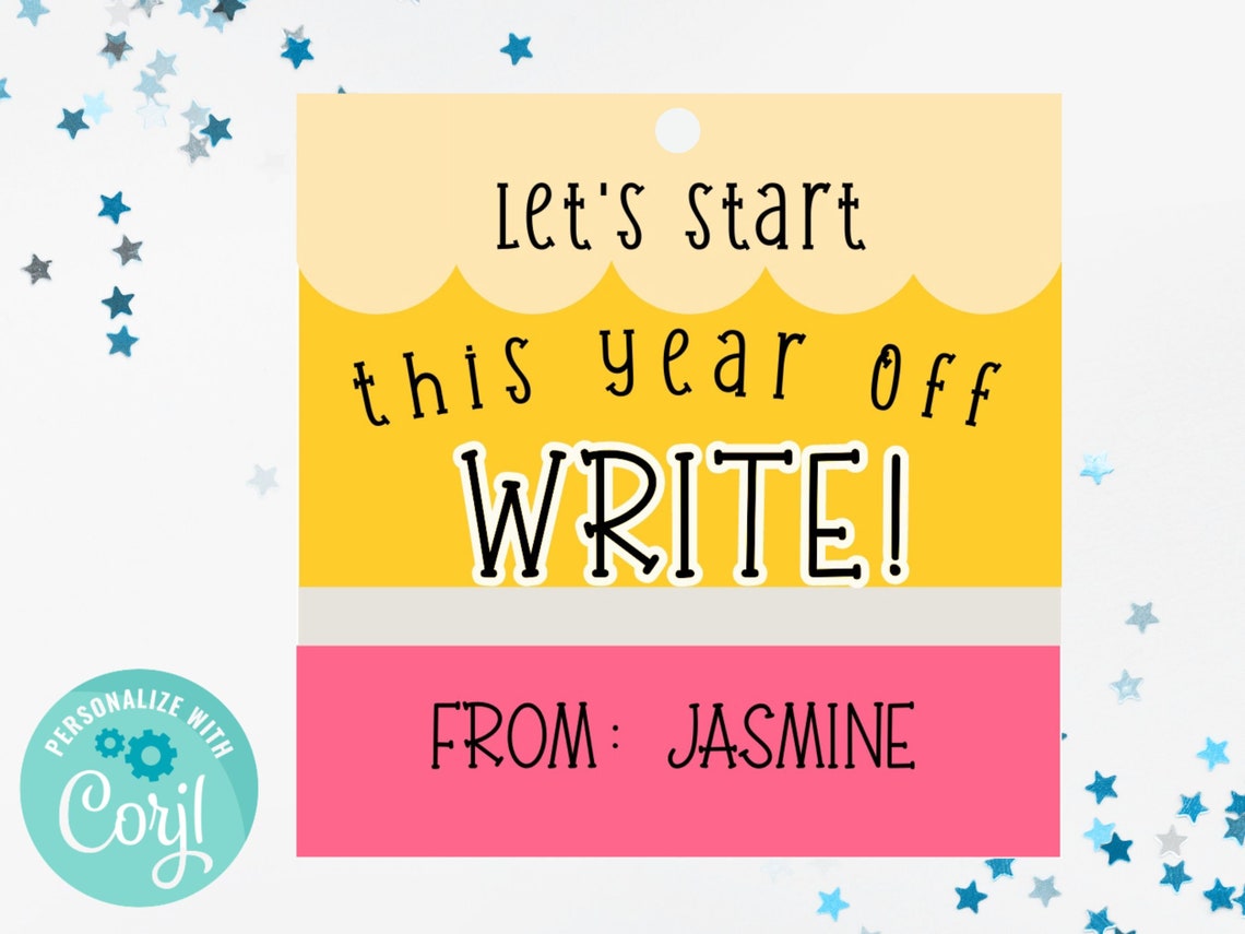 Back to School Printable First Day of School Gift Tag, Teach Gift Tags ...