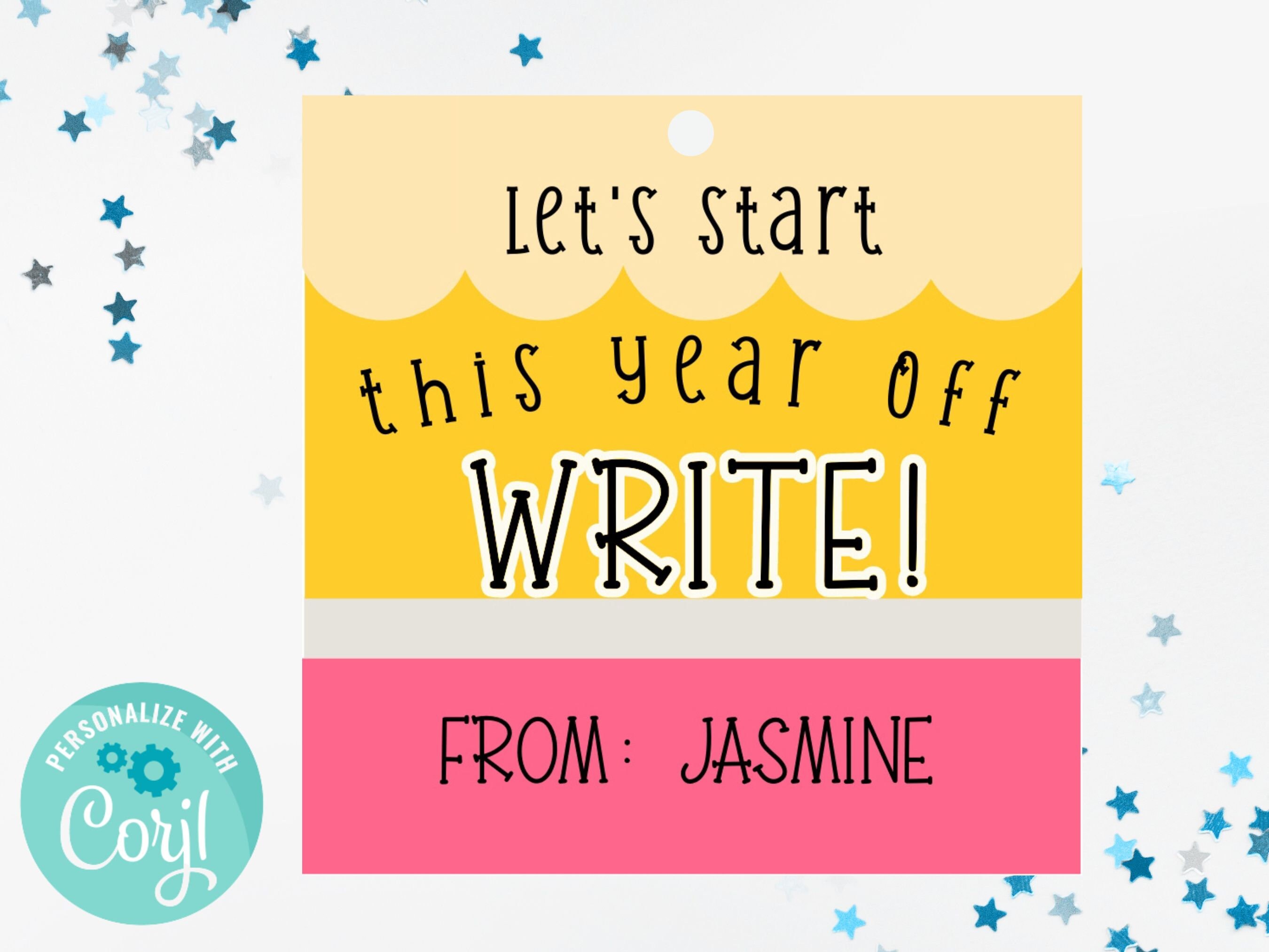 Back to School Printable First Day of School Gift Tag, Teach Gift Tags ...