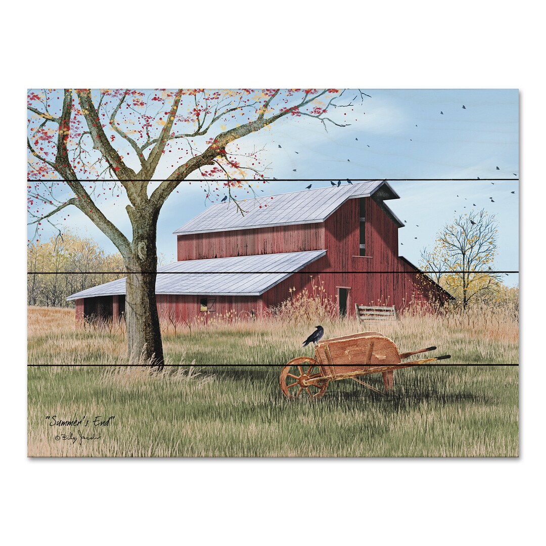 Summer's End - Billy Jacobs - 12x16 Pallet Wood Wall Art - Etsy