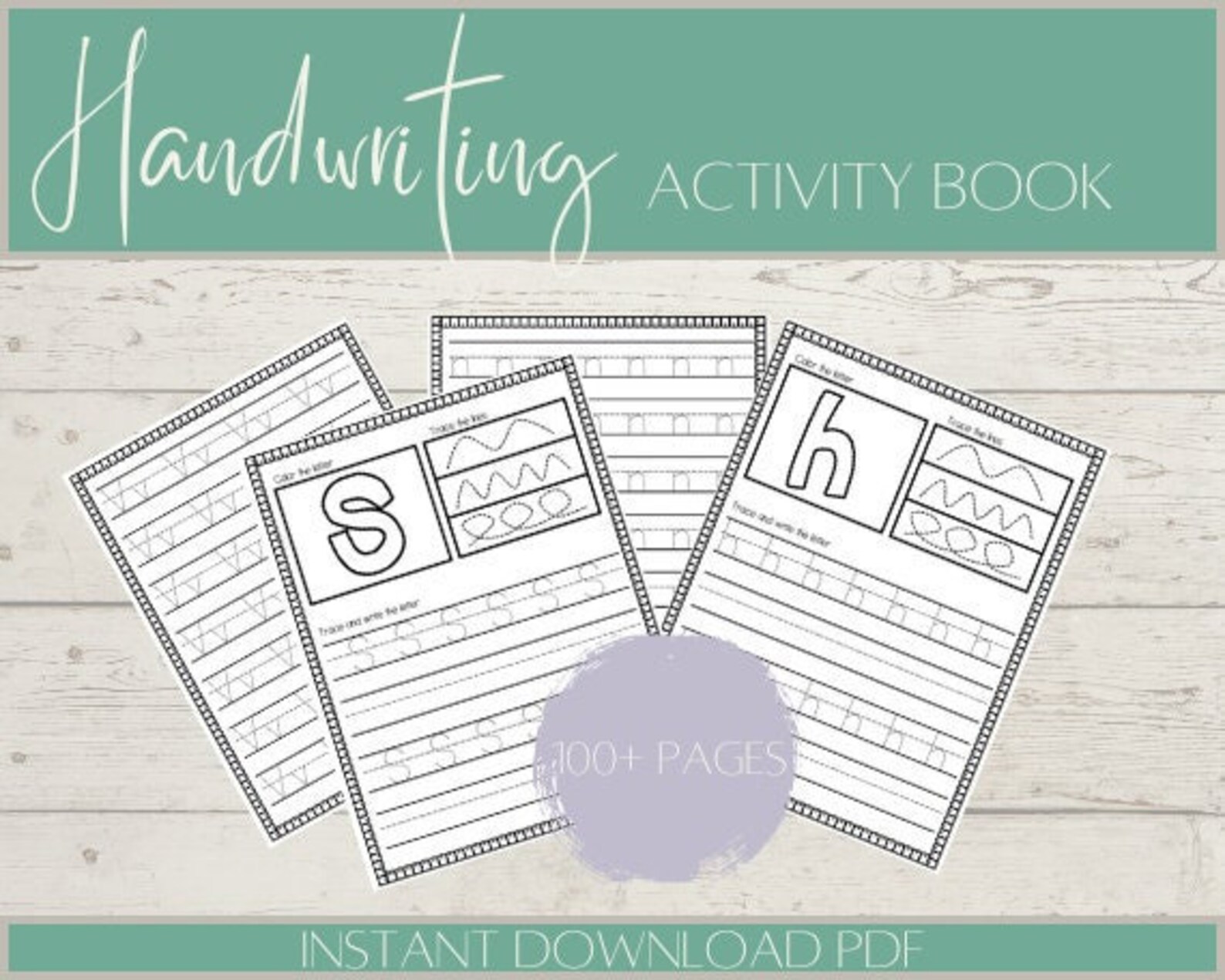 Printable Handwriting Activity Pages - Etsy