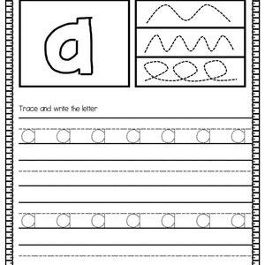 Printable Handwriting Activity Pages - Etsy